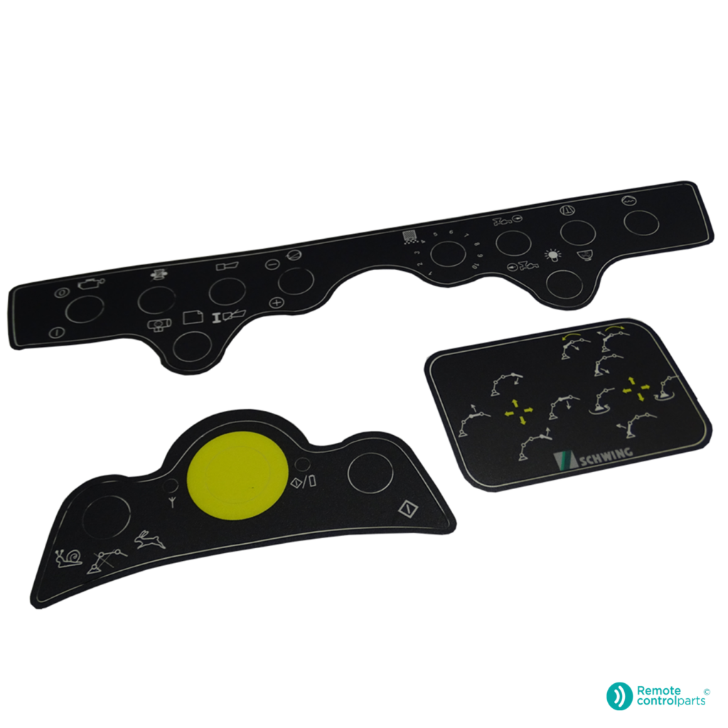 Scanreco® sticker set - Remote Control Parts Scanreco® sticker set
